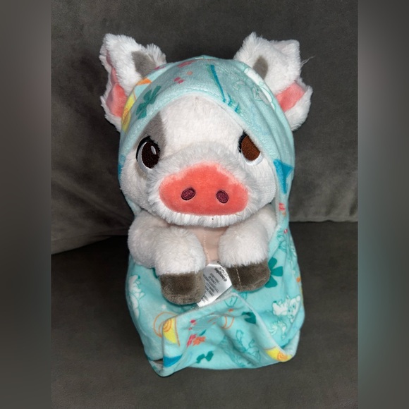 Disney | Toys | Disney Plush Baby Doll With Blanket Swaddle Moana Pua ...